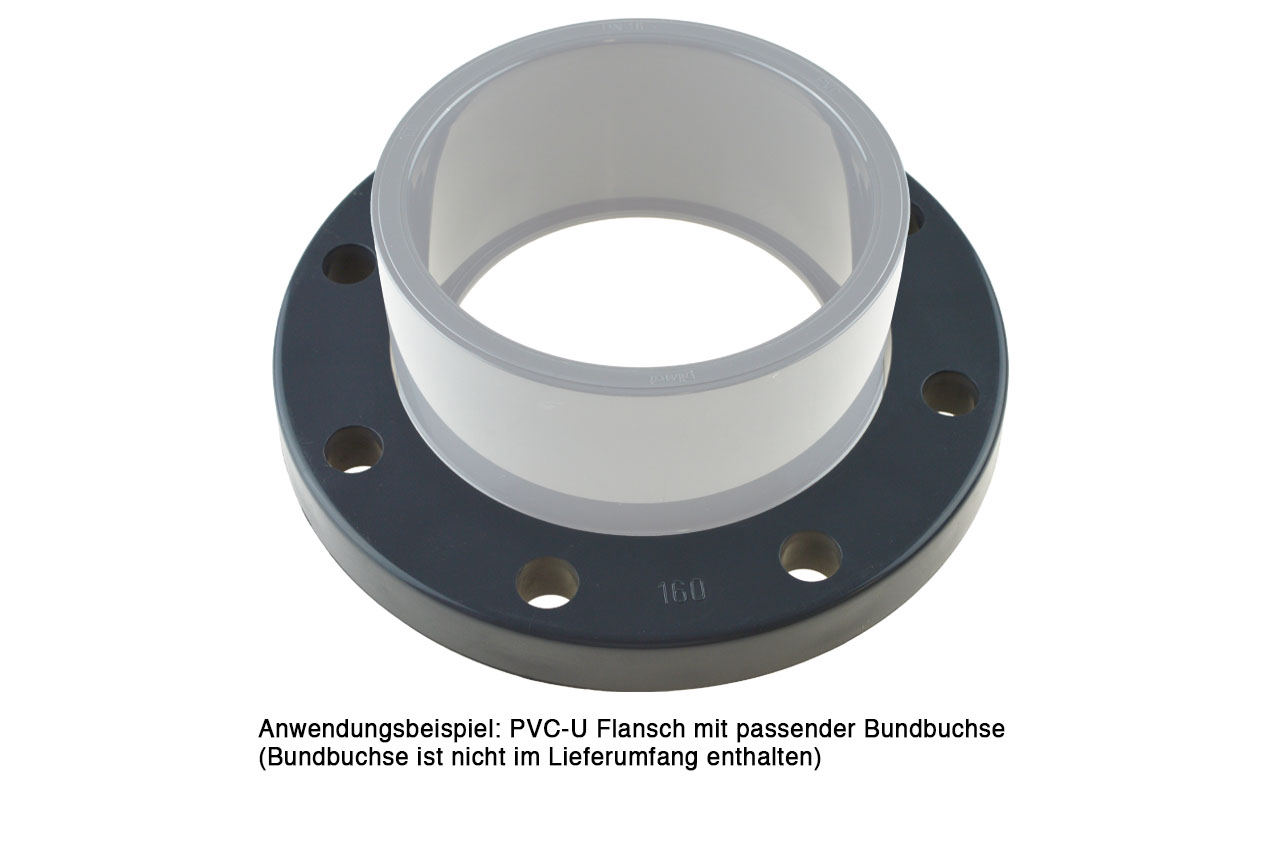Flansch, PVC-U