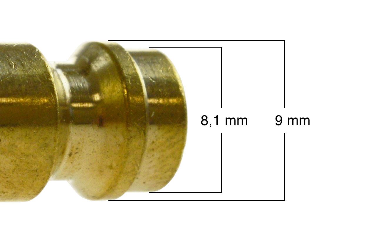 Druckluftkupplung NW 5 mit Innengewinde, Messing