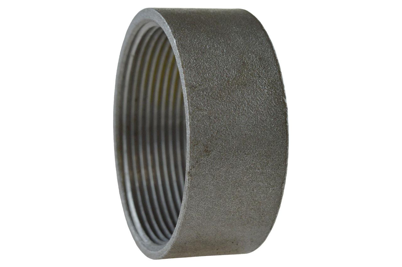 Halbe Muffe Nr. 270A, Stahl schwarz