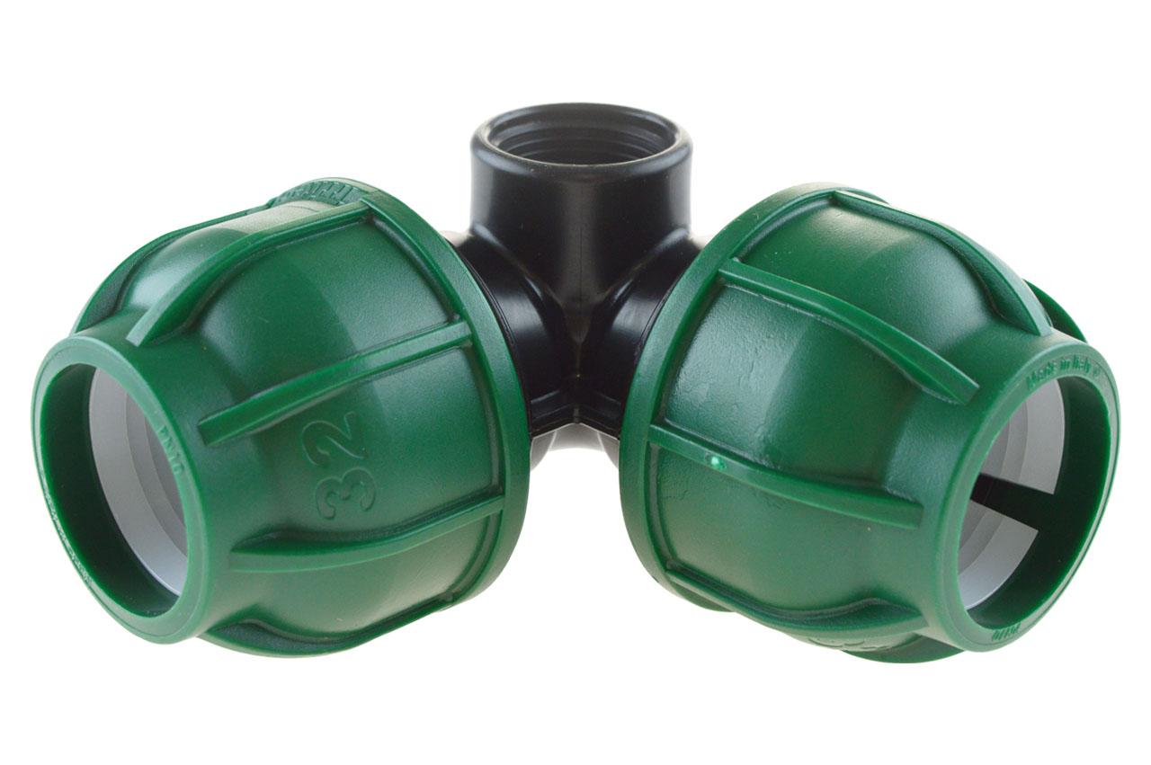 PE Winkel 90° mit seitlichem Innengewinde, Brauchwasser