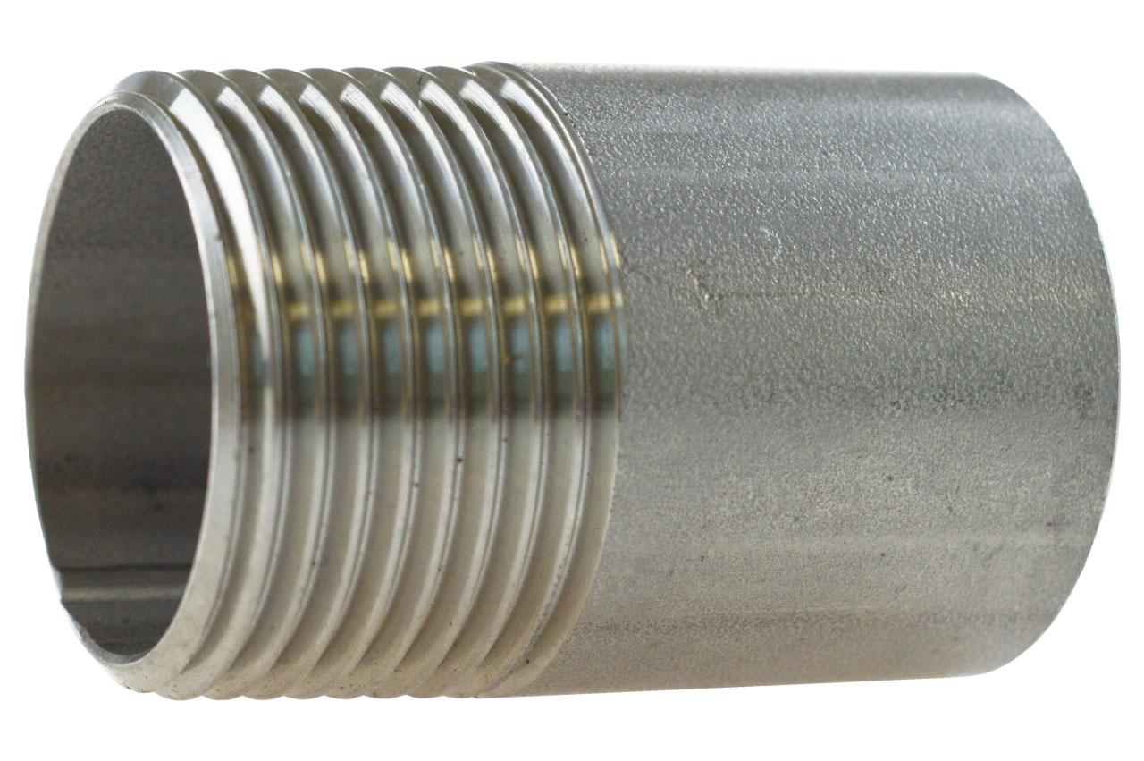 Anschweißnippel mit Außengewinde Nr. 23B, Edelstahl