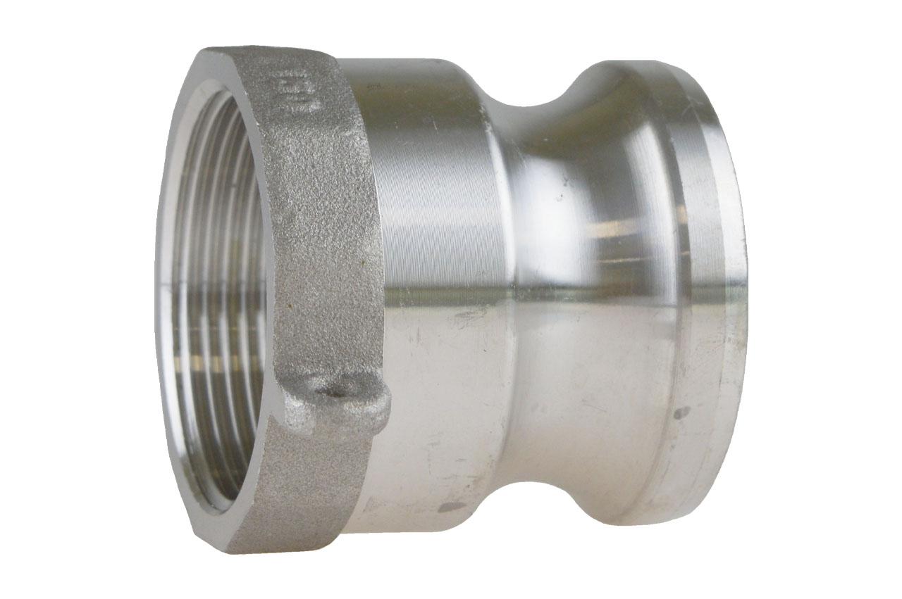 V-Teil mit Innengewinde Typ A, System Kamlock, Aluminium